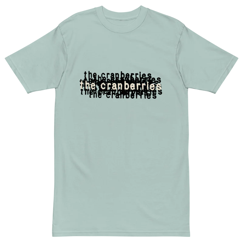 The Cranberries Stacked Logos T-Shirt - The Cranberries Store UK